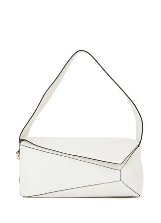 Loewe Kadın Puzzle Beyaz Deri Çanta Eu Loewe Kadın Puzzle Beyaz Deri Çanta Eu