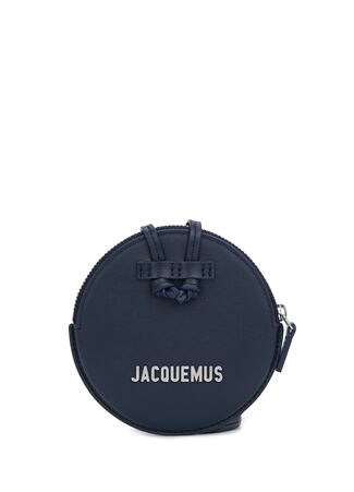 Jacquemus Kadın Le Pitchou Lacivert Deri Omuz Çantası EU