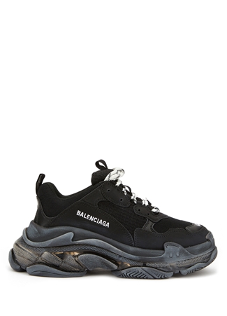 Balenciaga Kadın Triple S Siyah Kalın Tabanlı Sneaker 40 EU Balenciaga Kadın Triple S Siyah Kalın Tabanlı Sneaker 40 EU