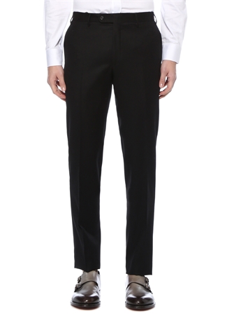 Beymen Collection Erkek Drop 7 Siyah Normal Bel Yün Pantolon 52 EU