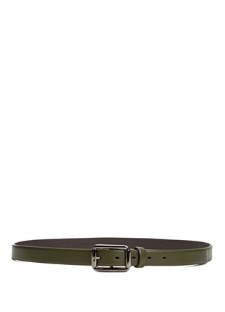 Palzileri Lab Erkek Haki Deri Kemer Yeşil 95 Eu