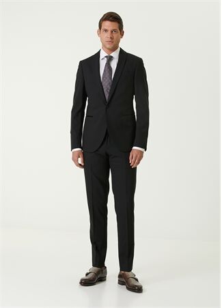 Palzileri Lab Erkek Siyah Kelebek Yaka Takım Elbise 50 IT