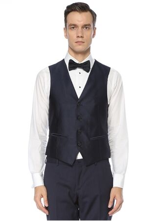 Palzileri Lab Erkek Lacivert V Yaka Yelek 46 IT