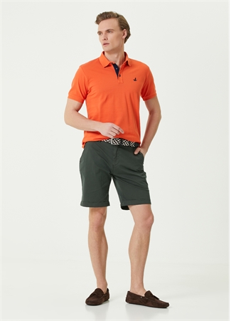 Beymen Club Erkek Slim Fit Haki Twill Şort 46 Beymen Club Erkek Slim Fit Haki Twill Şort 46