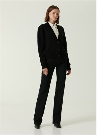 Kadın 90s Siyah Yüksek Bel Jean Pantolon 26 US