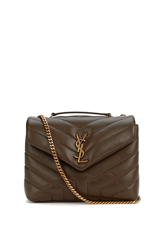 Kadın Loulou Small Kahverengi Omuz Çantası EU