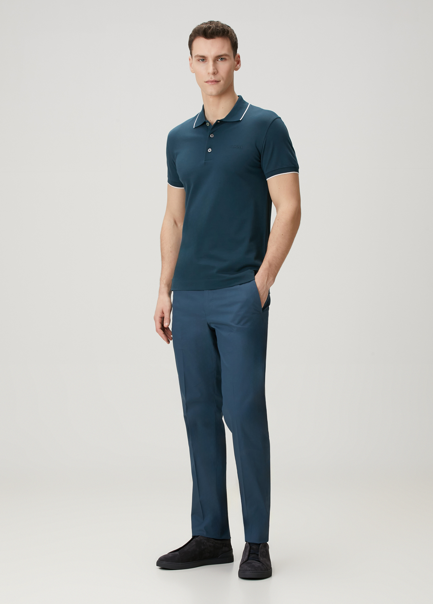 Zegna Koyu Mavi Erkek Koyu Mavi Formal Pantolon 1660662 | Beymen