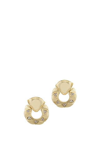 Bloom Jewelry Kadın Pera Altın Rengi Kaplama Halka Küpe EU