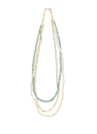 Collection Kadın İncili Altın Rengi Kolye EU