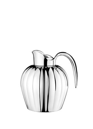 Georg Jensen Bernadotte Silver Dokulu Termos Gri