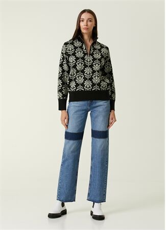 Sandro Kadın Louis Mavi Jean Pantolon 34 FR Sandro Kadın Louis Mavi Jean Pantolon 34 FR