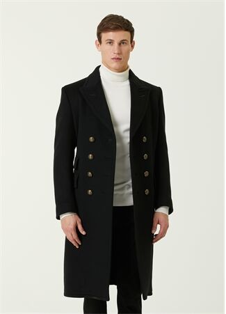 Tom Ford Erkek Siyah Yün Palto 48 IT Tom Ford Erkek Siyah Yün Palto 48 IT