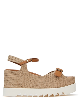 Stella McCartney Kadın Elyse Platform Taba Sandalet Turuncu 40 EU Stella McCartney Kadın Elyse Platform Taba Sandalet Turuncu 40 EU