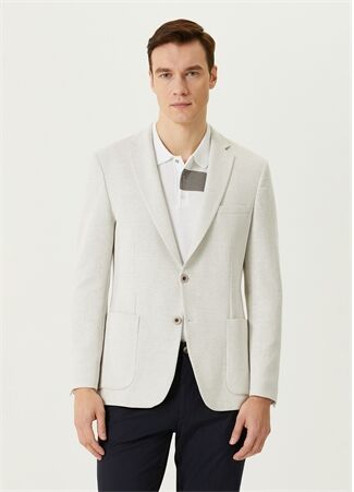 Network Erkek Natale Taş Jersey Ceket Gri 46 EU