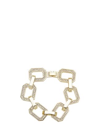 Beymen Collection Kadın Kare Taşlı Kolye Altın Rengi EU