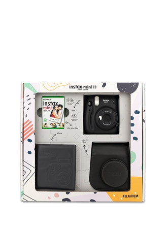 Fuji Instax Mini Bundle Kutu Siyah Fotoğraf Makinesi EU Fuji Instax Mini Bundle Kutu Siyah Fotoğraf Makinesi EU