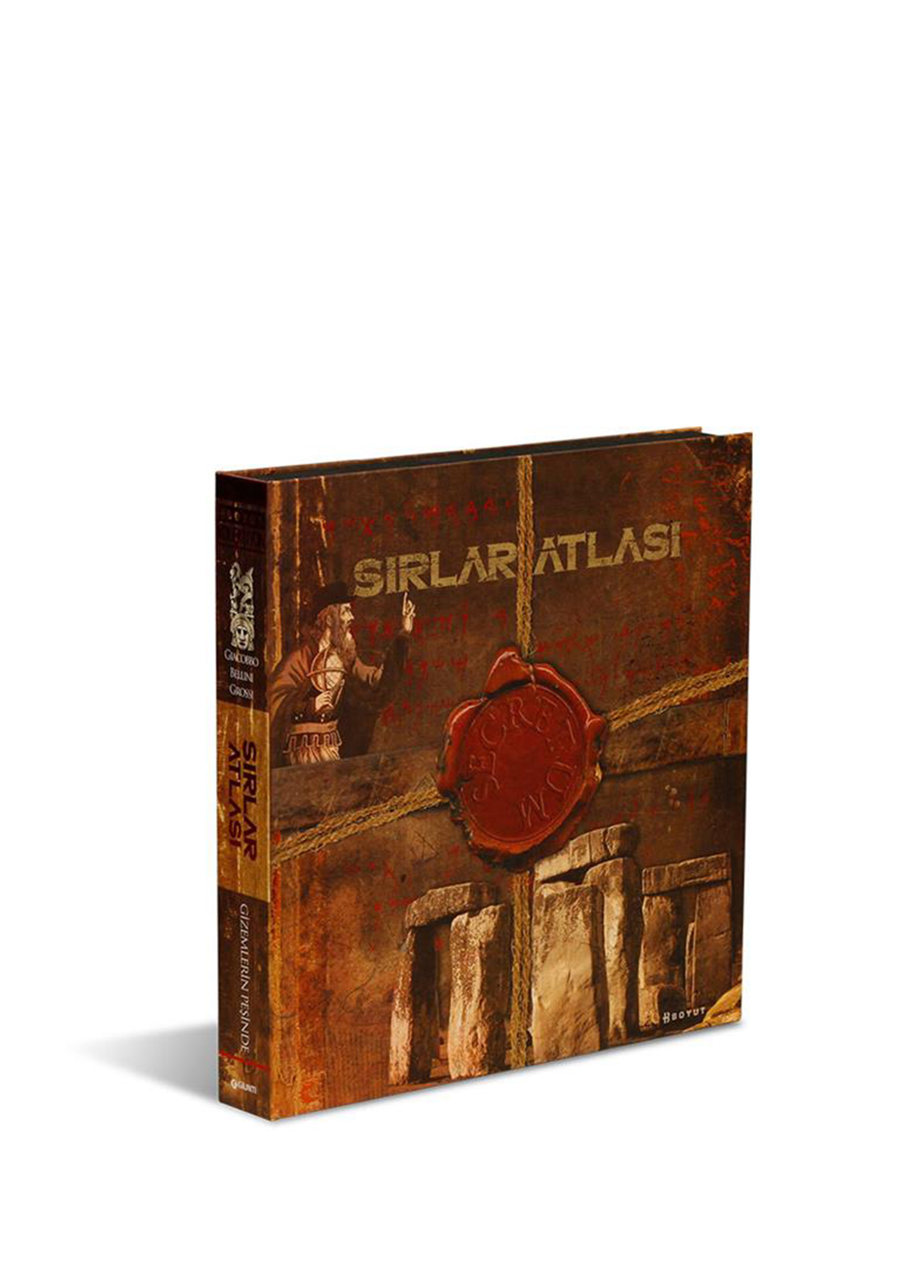 Boyut Yayınları - Gizemlerin Peşinde Sırlar Atlası Koleksiyon Kitabı - Yeşil