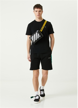 Off-White Erkek Siyah Logo Detaylı Bermuda S EU Off-White Erkek Siyah Logo Detaylı Bermuda S EU