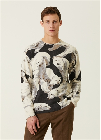 Kenzo Erkek The Winter Capsule Polar Bear Gri Yün Kazak XL EU Kenzo Erkek The Winter Capsule Polar Bear Gri Yün Kazak XL EU