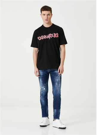 Dsquared2 Erkek Coo Guy Icon Lacivert Jean Pantolon 44 IT Dsquared2 Erkek Coo Guy Icon Lacivert Jean Pantolon 44 IT