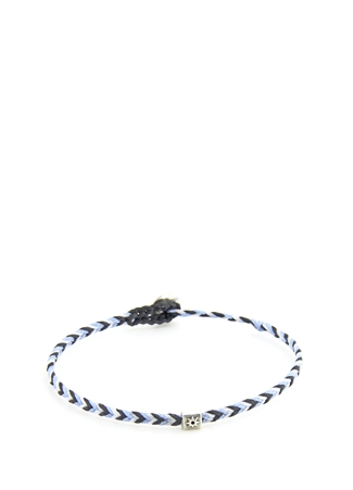 Kayra Khan Erkek Life Herrinbone Gümüş Rengi Bileklik Sarı EU