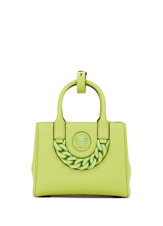Versace Kadın Yeşil Medusa Detaylı Deri Çanta Eu Versace Kadın Yeşil Medusa Detaylı Deri Çanta Eu