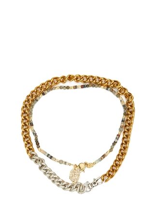 Beymen Club Kadın 2li Zincir Kolye Altın Rengi EU