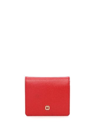 Beymen Hediye Kadın Vatos Kırmızı Dokulu Deri Cüzdan EU