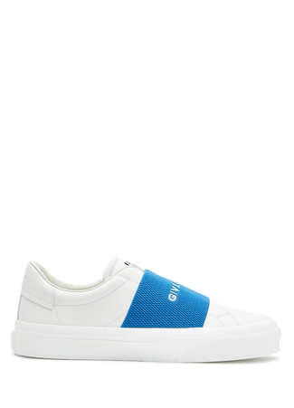 Givenchy Erkek City Sport Beyaz Mavi Deri Sneaker Lacivert 42 EU Givenchy Erkek City Sport Beyaz Mavi Deri Sneaker Lacivert 42 EU