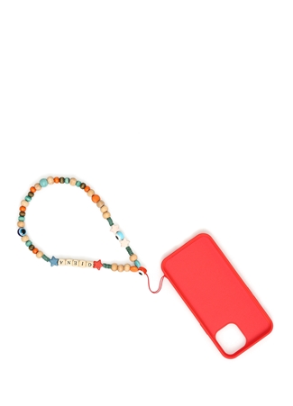 Giena Kadın Ailag Colorblocked Logolu Telefon Askısı EU