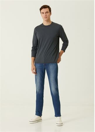 Kiton Erkek Mavi Jean Pantolon 36 US