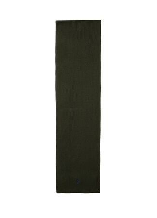 Polo Ralph Lauren Erkek Haki Yün Atkı Yeşil EU