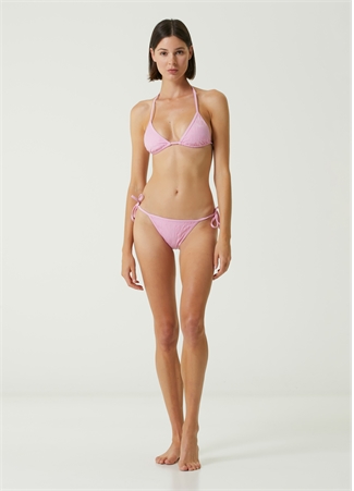 Balmain Kadın Pembe Logolu Üçgen Bikini Takımı 38 Fr Balmain Kadın Pembe Logolu Üçgen Bikini Takımı 38 Fr