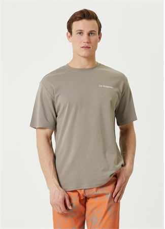 Les Benjamins Erkek Gri Figür Baskılı Logolu T-shirt L Eu Les Benjamins Erkek Gri Figür Baskılı Logolu T-shirt L Eu