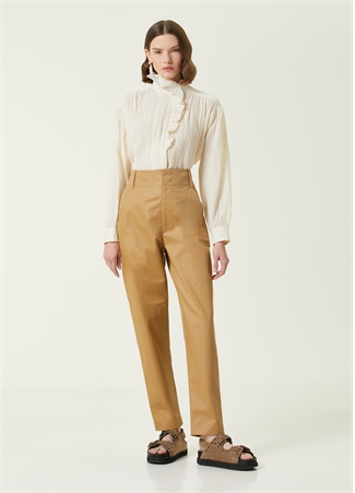 Isabel Marant Kadın Pantolon Kahverengi 34 Fr Isabel Marant Kadın Pantolon Kahverengi 34 Fr