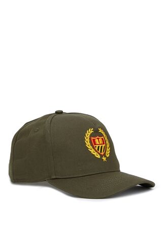 Bel-Air Erkek Haki Logo Nakışlı Şapka Yeşil EU