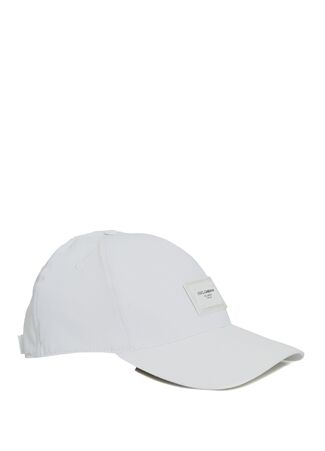 Dolce&Gabbana Erkek Beyaz Patch Detaylı Şapka 59 EU Dolce&Gabbana Erkek Beyaz Patch Detaylı Şapka 59 EU