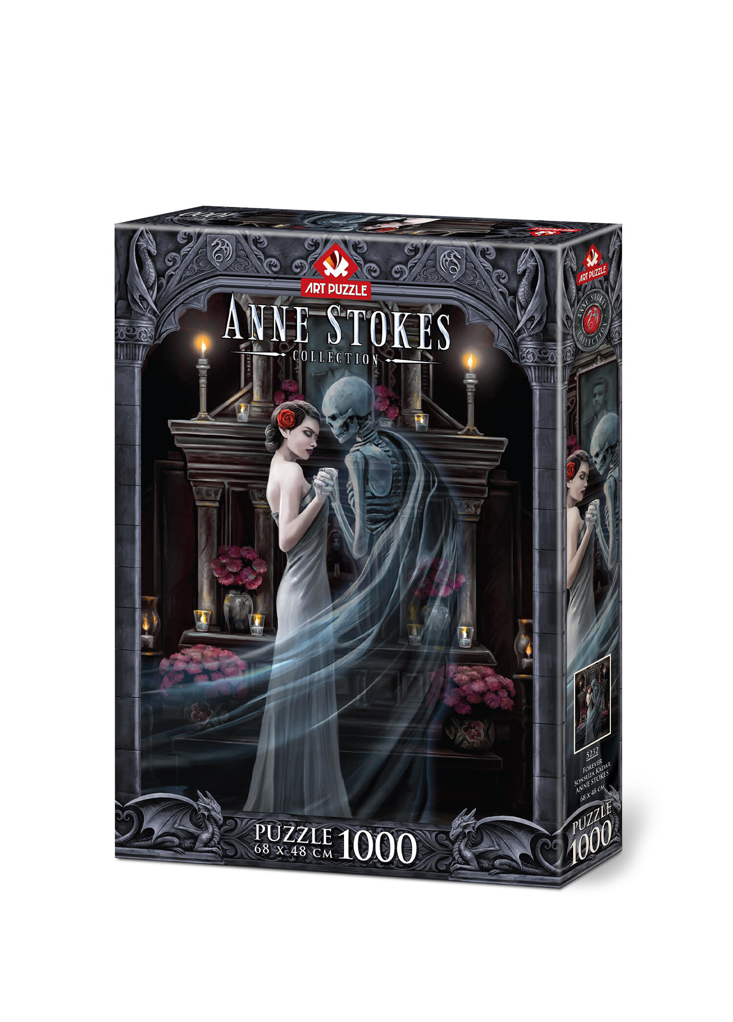 Art Puzzle - Anne Stokes Sonsuza Kadar 1000 Parça Puzzle - Çok Renkli