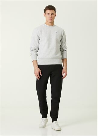 Champion Erkek Siyah Logolu Eşofman Altı S EU