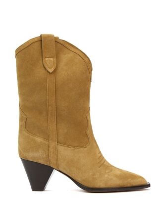 Isabel Marant Kadın Camel Deri Bot Kahverengi 36 EU