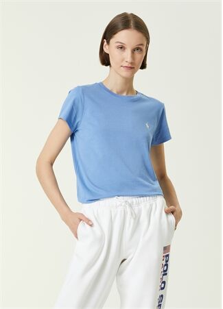 Polo Ralph Lauren Kadın Mavi Bisiklet Yaka T-shirt L EU Polo Ralph Lauren Kadın Mavi Bisiklet Yaka T-shirt L EU