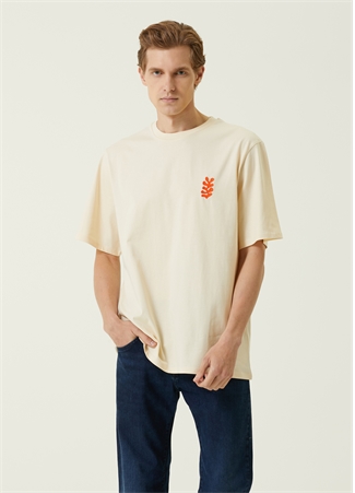 Gruff Papiers Ekru Baskı Detaylı Oversize T-shirt Beyaz S EU Gruff Papiers Ekru Baskı Detaylı Oversize T-shirt Beyaz S EU