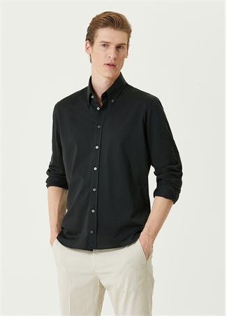 Beymen Collection Erkek Slim Fit Antrasit Düğmeli Yaka Jersey Gömlek Gri 38 Eu Beymen Collection Erkek Slim Fit Antrasit Düğmeli Yaka Jersey Gömlek Gri 38 Eu