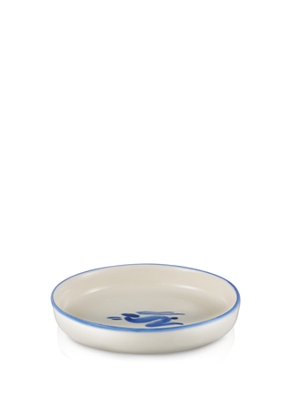 Goho Kafi Kemik Alice Desenli Porselen Tabak Çok Renkli