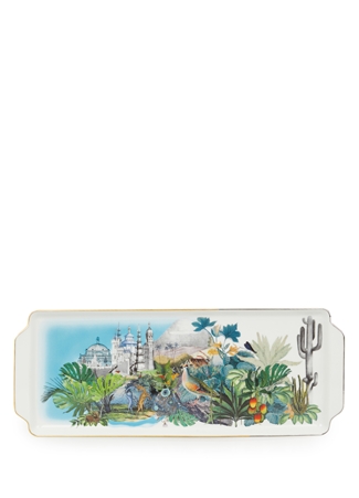 Vista Alegre Atlantis Beyaz Mavi Manzara Desenli Porselen Servis Tabağı Vista Alegre Atlantis Beyaz Mavi Manzara Desenli Porselen Servis Tabağı