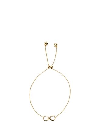 Collection Kadın Sonsuzluk Formlu Altın Rengi Bileklik EU