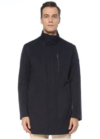 Beymen Club Erkek Lacivert Dik Yaka Kaban S