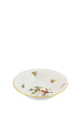 Herend Colorblocked Desenli Porselen Kase Çok Renkli