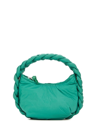 Hereu Kadın Yeşil Örgü Kulp Detaylı Çanta EU Hereu Kadın Yeşil Örgü Kulp Detaylı Çanta EU