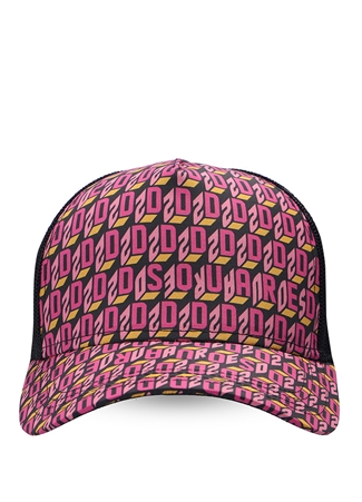 Dsquared2 Kadın Pembe Logo Desenli Şapka EU Dsquared2 Kadın Pembe Logo Desenli Şapka EU